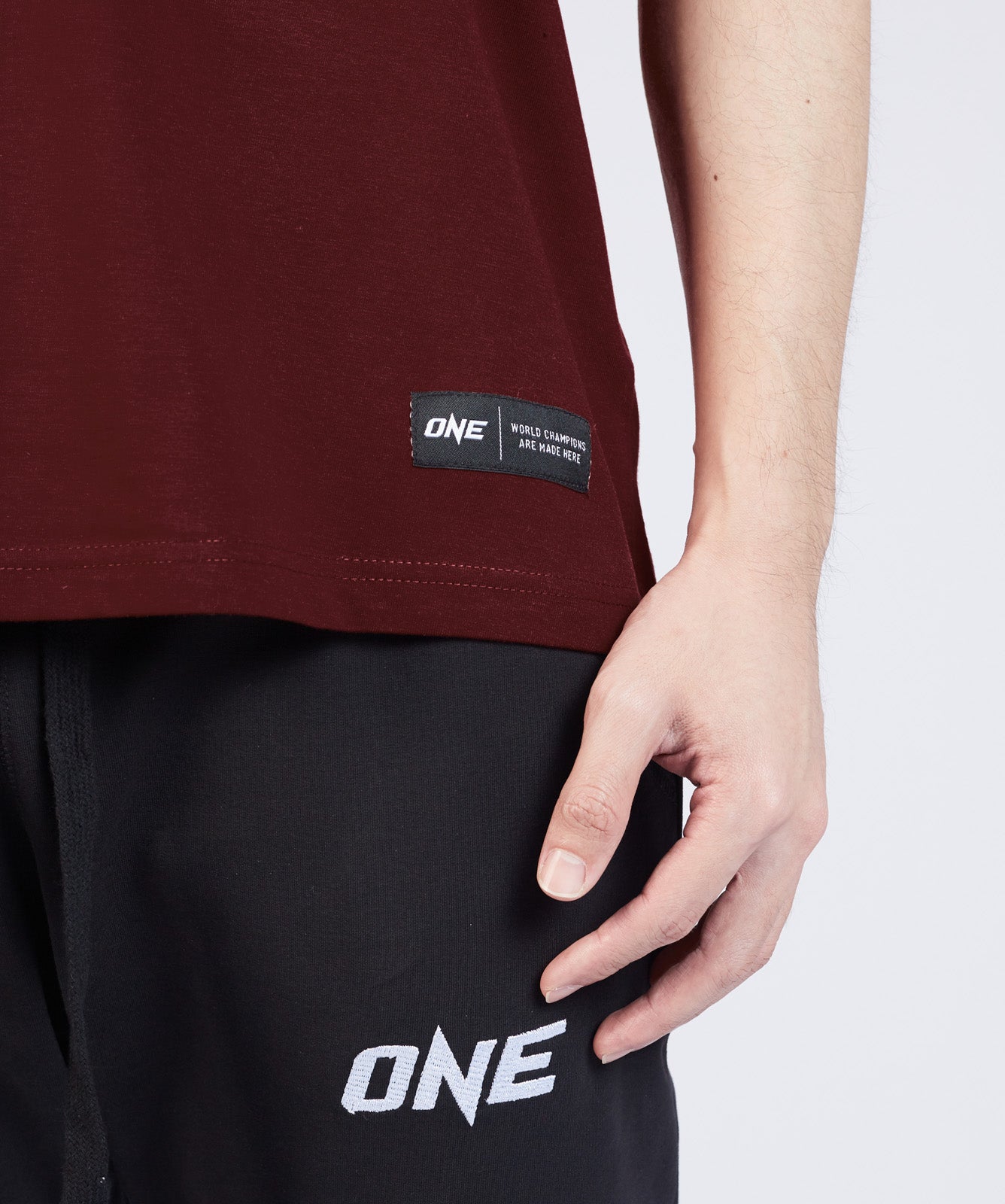 ONE Maroon Monotone Logo Tee | ONE Championship – ONE.SHOP | The ...