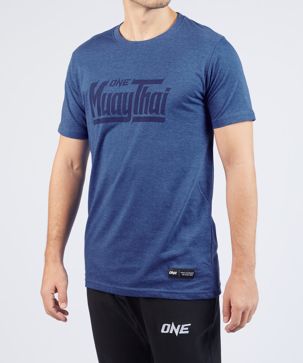 Muay Thai Classic Blue Tee | ONE Championship – ONE.SHOP | The Official ...