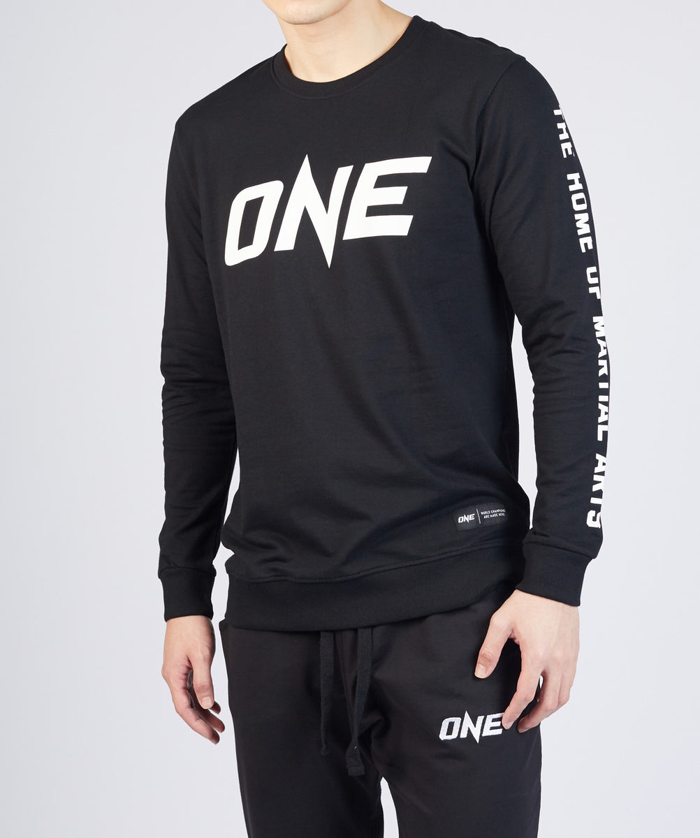 ONE Black Logo Sweatshirt | ONE Championship – ONE.SHOP | The Official ...